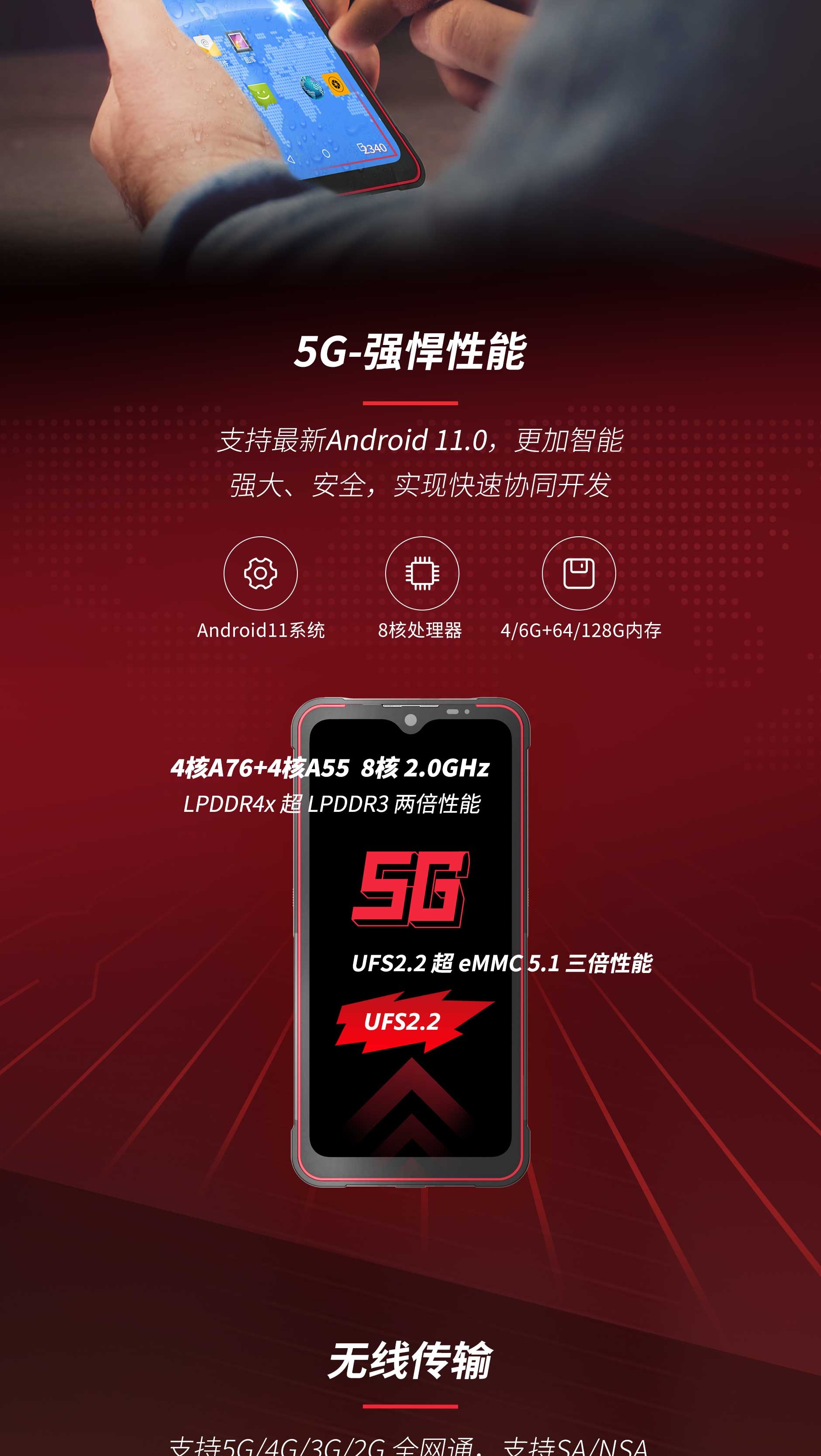 FG60工业级防爆5G手持机5G手持终端PDA全屏企业智能终端-OEM采集器-PDA导购网(专业的手持终端选型咨询服务，RFID手持机，安卓数据采集器，RFID固定读写器二次开发技术支持 ...